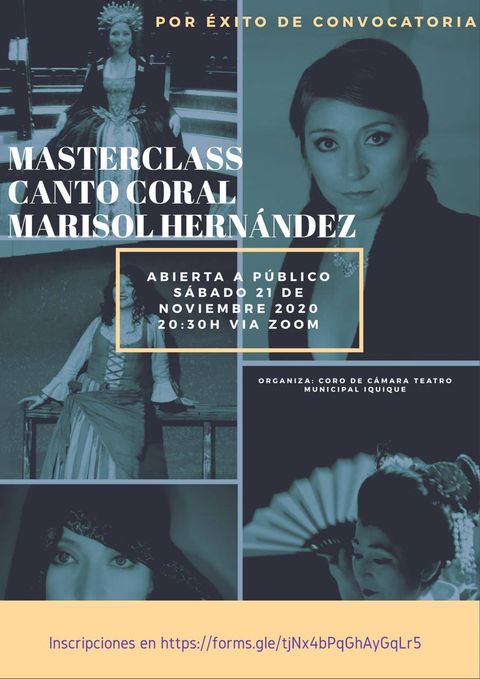 Marisol Hernández, Mezzosoprano, impartirá Masterclass de Canto Coral ...
